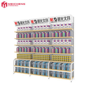 Buy Stationery Floor Standing Retail Shop Magazine Rack Grocery Store ...