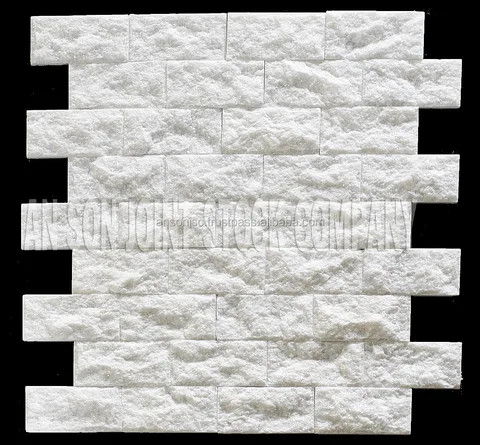 Buy Wall Cladding Stone - Crystal White Marble Split (as Jsc) from ...