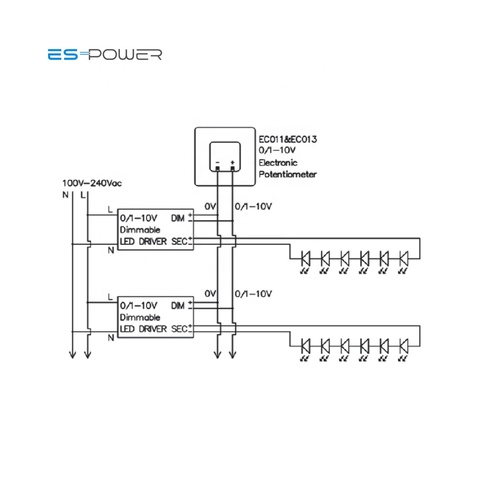 Buy 0-10v Controller 1000w Electronic Potentiometer Knob Led Driver 1 ...