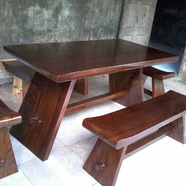 Buy Set Dining Table Sate from Mebel Trembesi Jepara, Indonesia ...