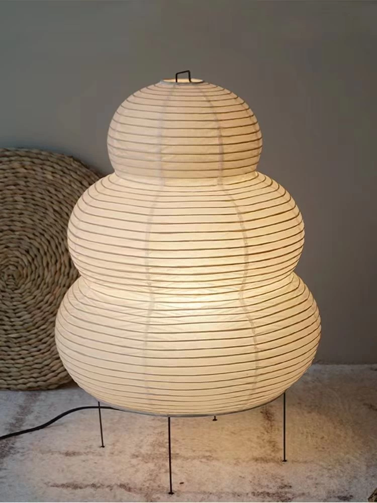 Buy Japanese Style Act Rice Paper Lamp Switch Control Led Table Lamp ...