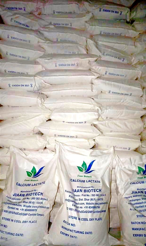 Buy Calcium Lactate For Superior Grade from jiaan biotech, India ...