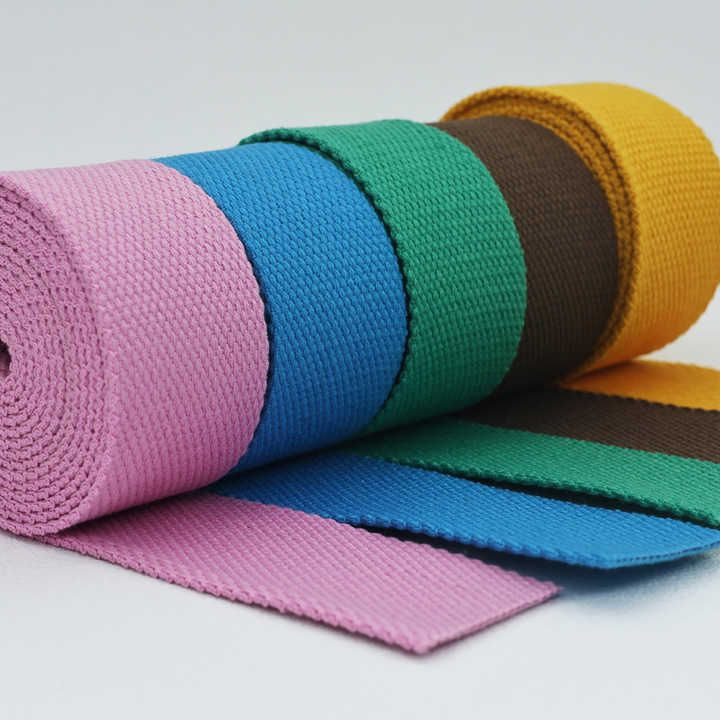 Buy 38mm Polyester Cotton Webbing With Ribbon Shoulder Strap Bag Use ...