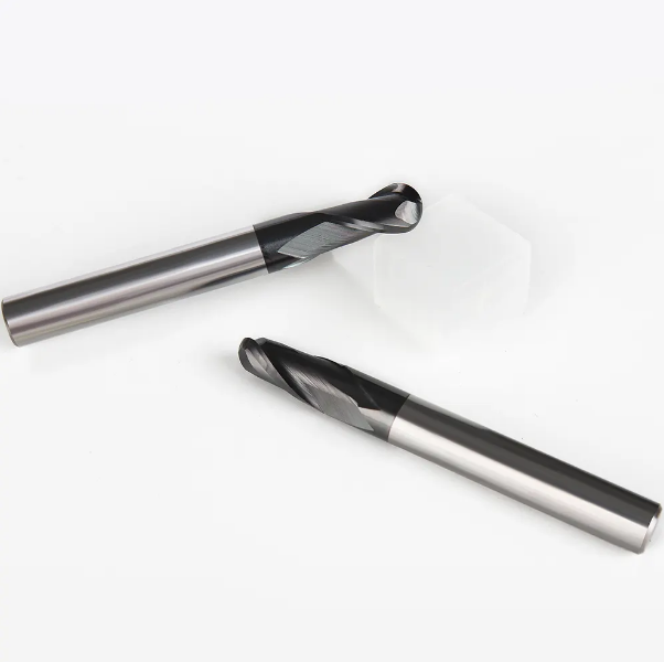 Buy Sus-2b-r0.5-2l-2f-4d-50l Two-edge Straight Shank Ball Head Milling ...