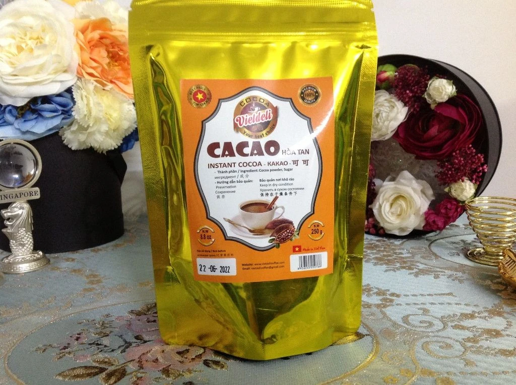 Buy Instant Cocoa Powder 2 In 1 - Bag 250g - Vietdeli from VIET DELI ...