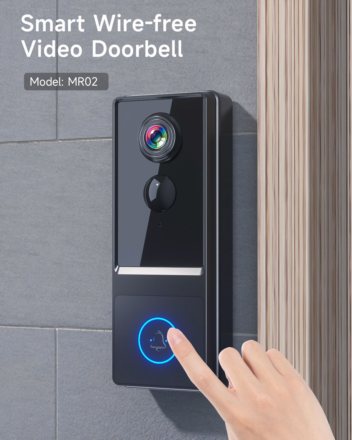 Buy Ringsee Battery Powered Video Doorbell Smart Life Wireless Wifi ...