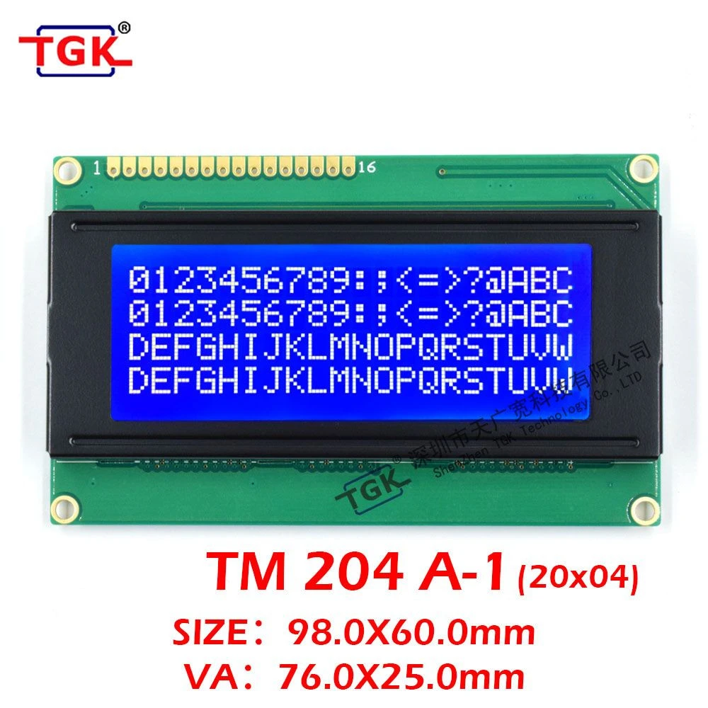 Buy Lcd Display 20x4 Modules Tm204a-1 Standard 2004 Lcd Screen from ...