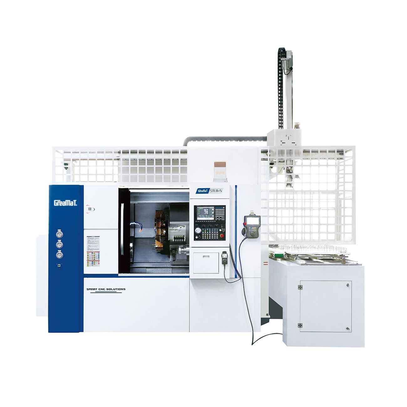 Buy Dual Spindle Turning Machine Lathe With Iso 9001 Integrated ...