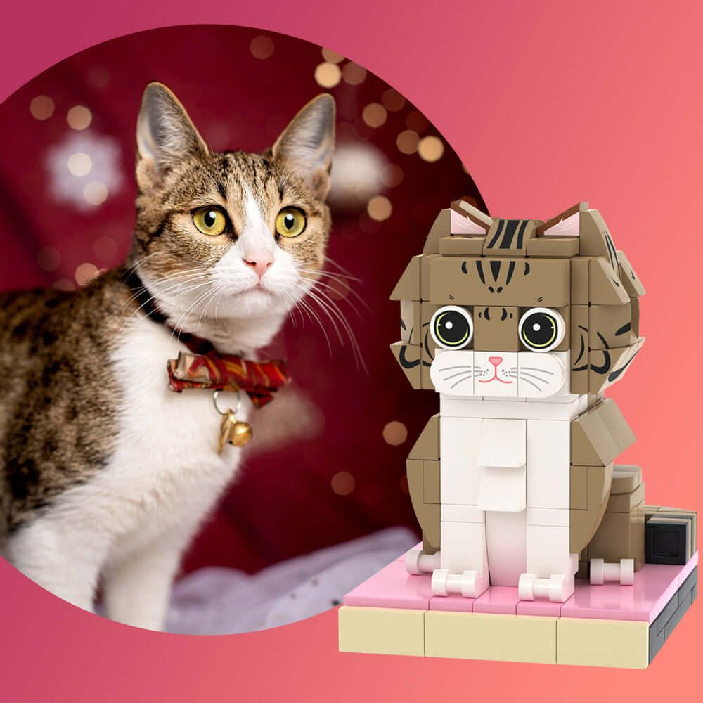 Buy Lego Compatibility Fully Body Customizable Cat Photo Custombrick ...