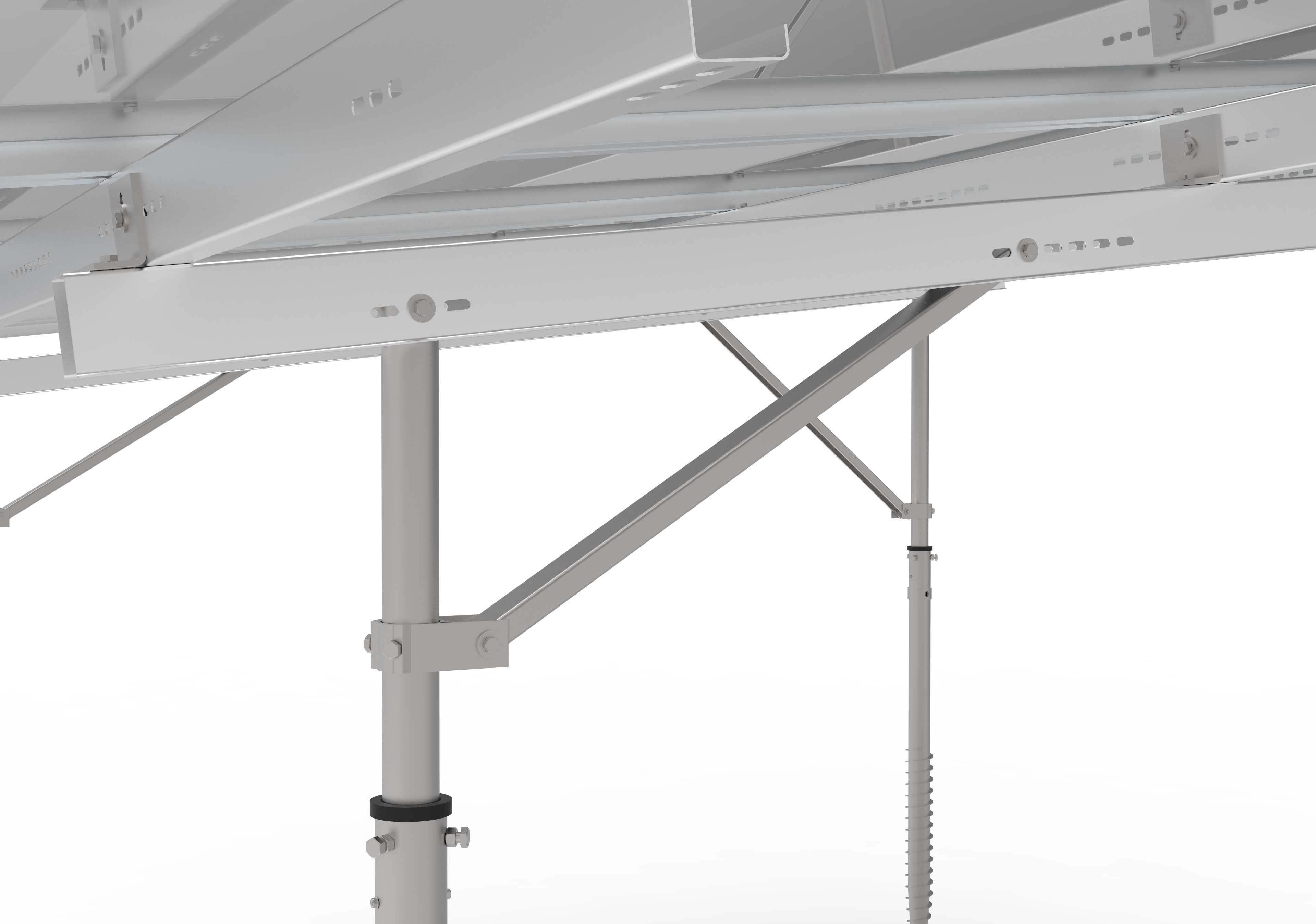 Buy Dual Posts Mounting System Powermount-dg2p from Powerway Renewable ...