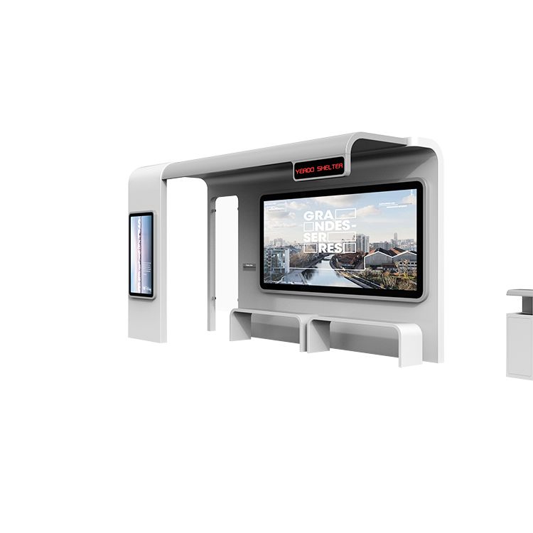 Buy Multifunctional Smart Bus Shelter Station With Bus Digital Signage ...