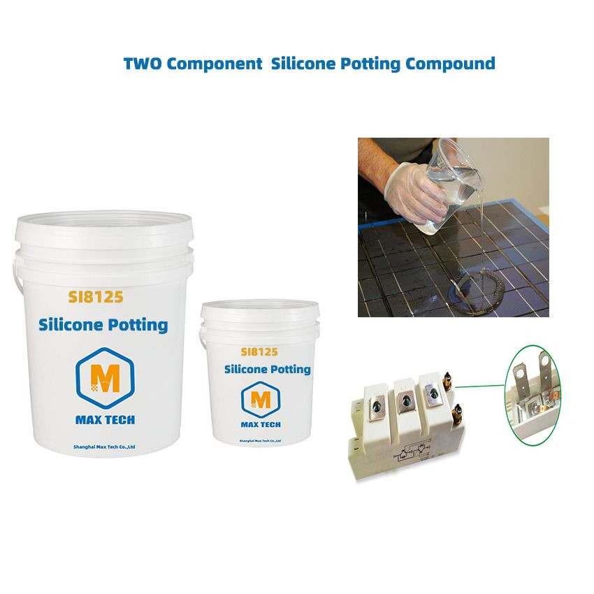Buy Two Component Silicone Potting Adhesive Si8125a/b from Shanghai Max ...