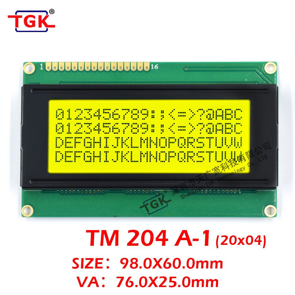 Buy Lcd Display 20x4 Modules Tm204a-1 Standard 2004 Lcd Screen from ...