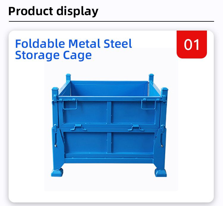 Buy Foldable Metal Steel Storage Cage from Tobro Machine Co., China ...