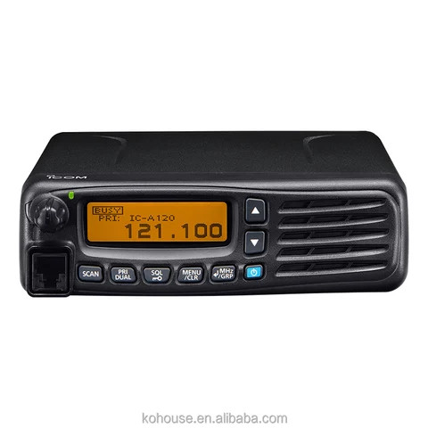 Buy 118-136.992 Mhz Vhf Aviation Mobile Radio Ic-a120 For Icom Two-way Radio Ic-a120e Walkie ...