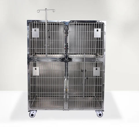 Buy 304 Steel Large Pet Cages For Vet Clinic Animal Hospital Veterinary ...