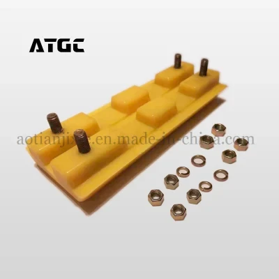 Buy 350*147mm W2100 Poly Road Construction Track Pads from Maanshan ...