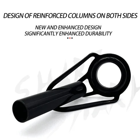 Buy 35pcs Fishing Rod Tips Repair Kit Black Ceramics Tips Guides Rod ...