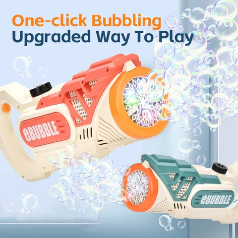Buy 39 Holes Rocket Launcher Bubble Toys Rocket Boom Bubble Gun Gatling ...