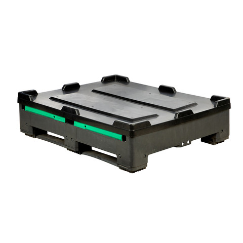 Buy 4 Way Entry Type Foldable Box Pallet Heavy Duty Plastic Pallet ...
