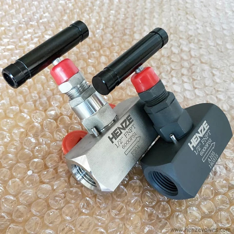 Buy 6000/10000psi Stainless Steel Ss304 Needle Valve & Ss316 Needle Valve Bsp/npt from Henze ...