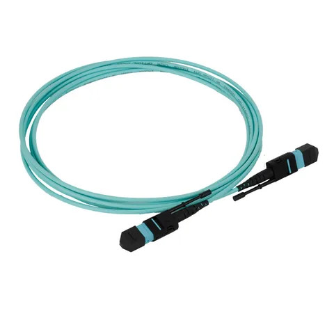Buy 8 Cores 12 Cores 24 Cores Om4 Multimode Fiber Cable Mpo Mtp Connectors Mpo Mtp Fiber Optic ...