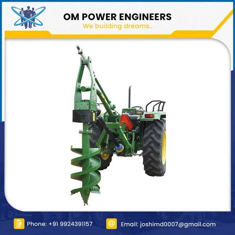 Buy Agricultural Equipment Tractor Mounted Post Hole Digger Tractor ...