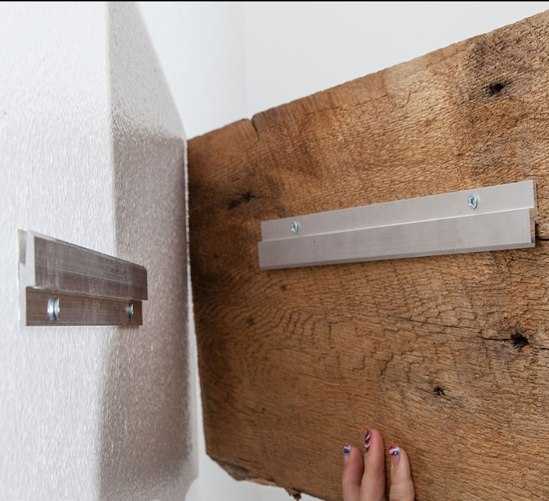 Buy Aluminum Mounting Frame Hanger Sign Bracket Interlock Z Clamp ...