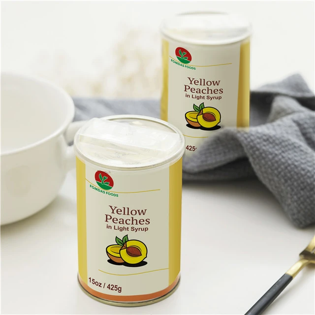 Buy Ams Peach Canned Yellow Clingstone Peach Slices In Syrup Factory ...