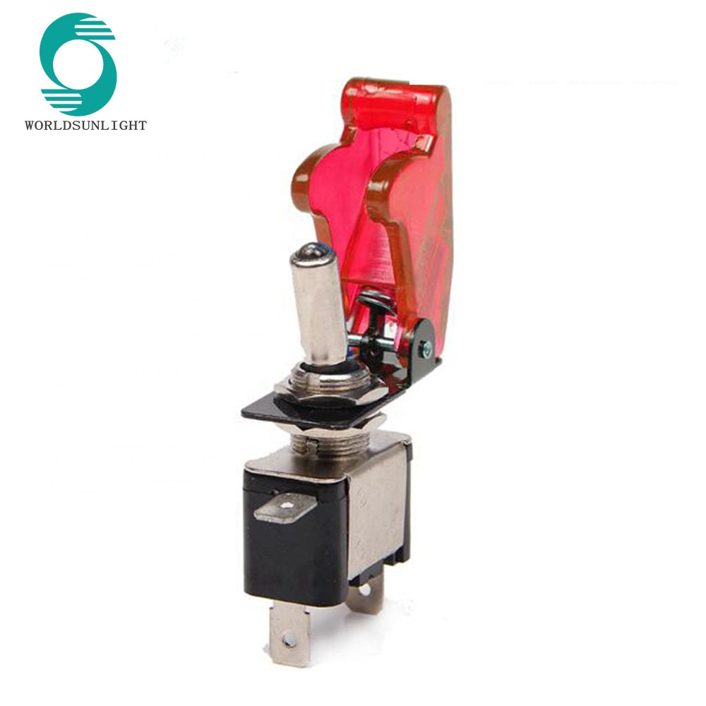 Buy Asw-07d 12v Red Illuminated Led Toggle Switch With Cover from ...