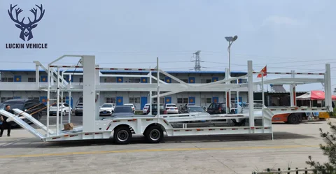 Buy China 2 3 4 Axles Heavy Duty Transport Truck Double Deck Auto ...