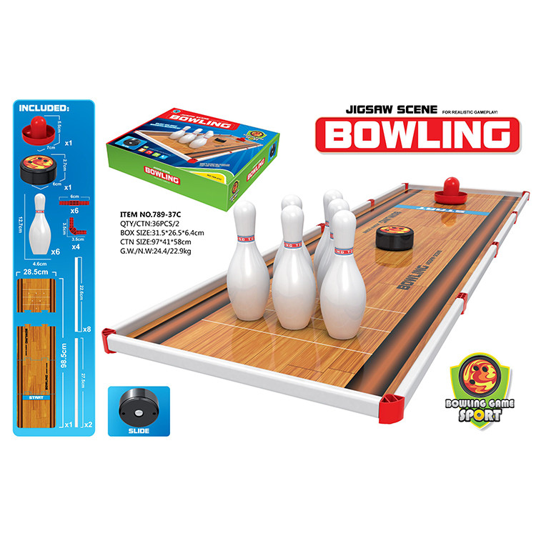 Buy Coydoy Indoor Table Top Ball Ball Sliding Bowling Combination ...