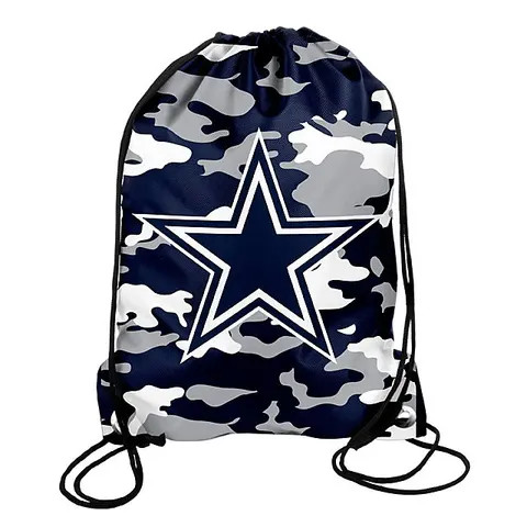 Buy Custom High Quality Dallas Cowboys Drawstring Bag 13*16inch ...
