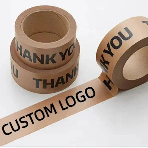 Buy Custom Kraft Paper Tape High Stick Hand Tear Free Kraft Paper Tape ...