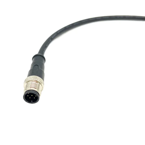 Buy Custom M12 8pin Male To Female Circular Connector Sensor Cable ...