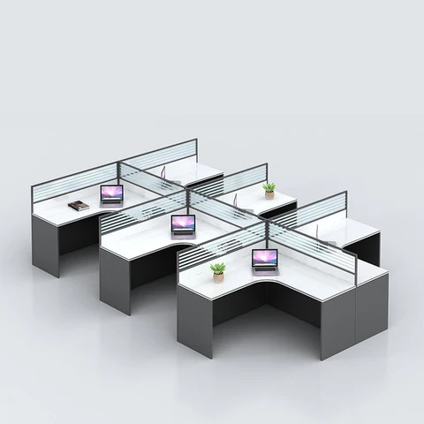 Buy Custom Modern Four-person Desk Staff Workstation Desk Workstation ...
