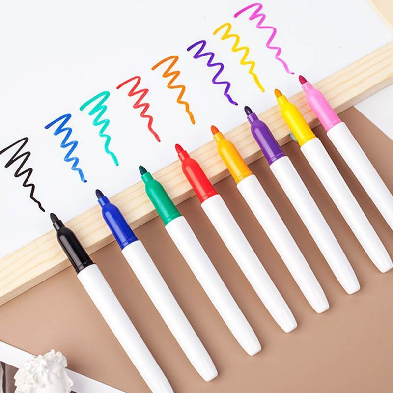 Buy Custom Package Permanent Fine Marker Set Of 8 Or 12 from Anhui ...