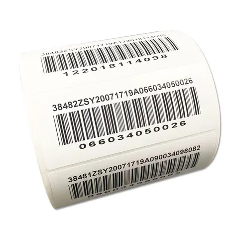 Buy Custom Product Barcode Sticker Label Printing Waterproof Adhesive ...
