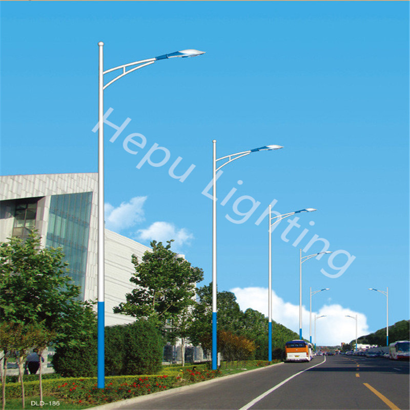 Buy Customizable 7 Meter Galvanized Street Light Pole Solar Lamp Post ...