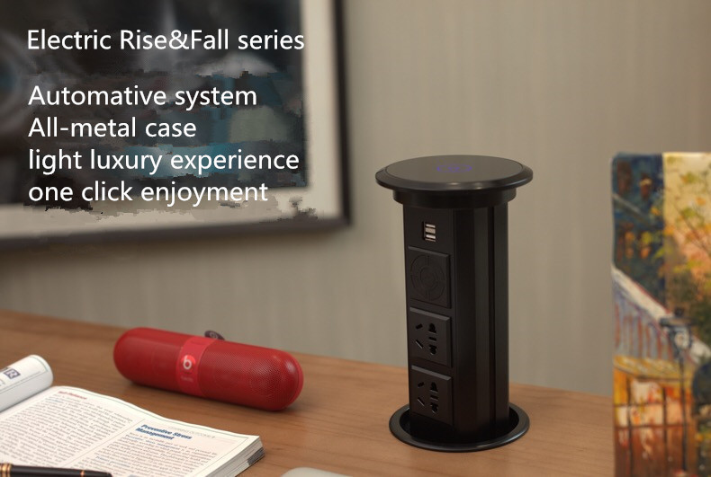 Buy Electric Rise And Fall Pop Up Socket Tower Power Socket Kitchen ...