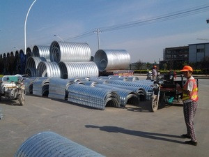Buy Galvanized Corrugated Steel Tube Corrugated Steel Pipe Assembly ...