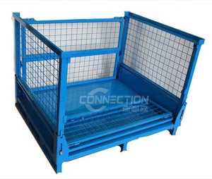Buy Heavy Duty Stacking Steel Box Storage And Transport Steel Cage ...