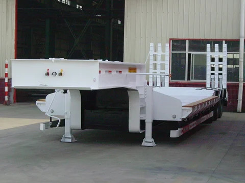 Buy High Capacity 60ton 70ton 80ton Three Axle Lowbed Semi-trailer ...