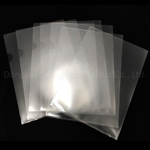 Buy High Quality Useful Pp Plastic Clear Color A4 L Shape File Folder ...