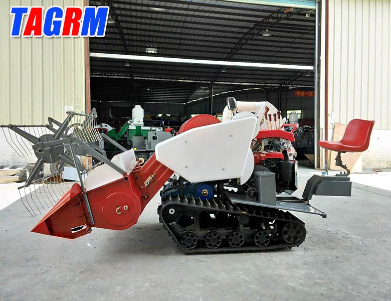 Buy Hot Sale Mini Grain Combine Harvester /crawler-type Wheat Reaper ...
