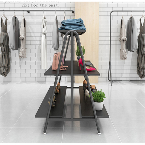 Buy Kainice Boutique Store Design Shoe Bag Store Rack Shelf Display ...
