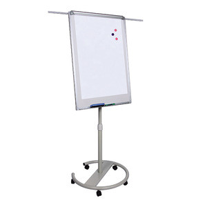 Buy Kbw Height Adjustable Easel Stand Whiteboard Flip Chart With Wheels ...