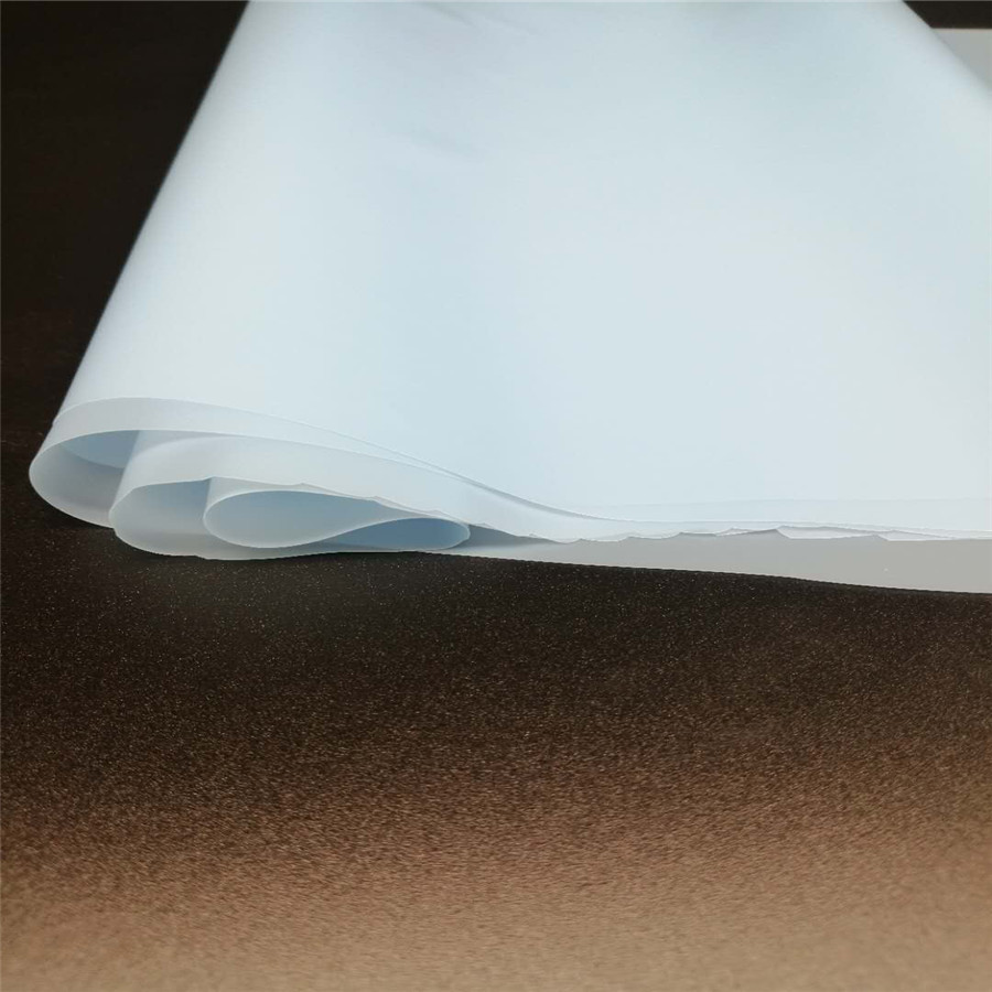 Buy Light Blue Semi Transparent Tpu Film Material Top Quality High Soft ...