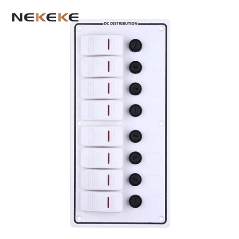 Buy Marine Boat Waterproof Switch Panel Marin Led Rocker Switch Circuit ...