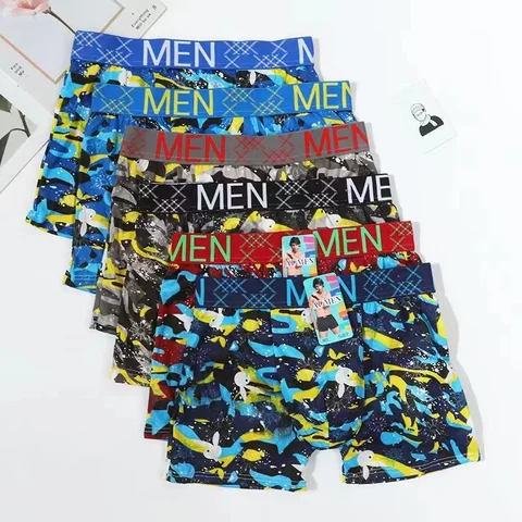Buy Mens Boxers Oem Processing Mens Underwear Picture Style Printing ...
